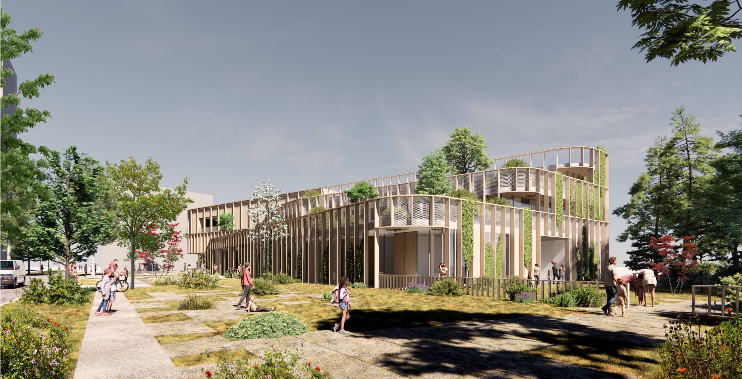 Cartesius Children's Center and Sports Hall - NEXT architects